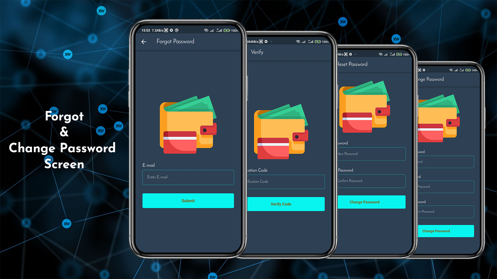 XWallet - Online Payment Gateway Flutter App UI Kit by AppDevsX | CodeCanyon